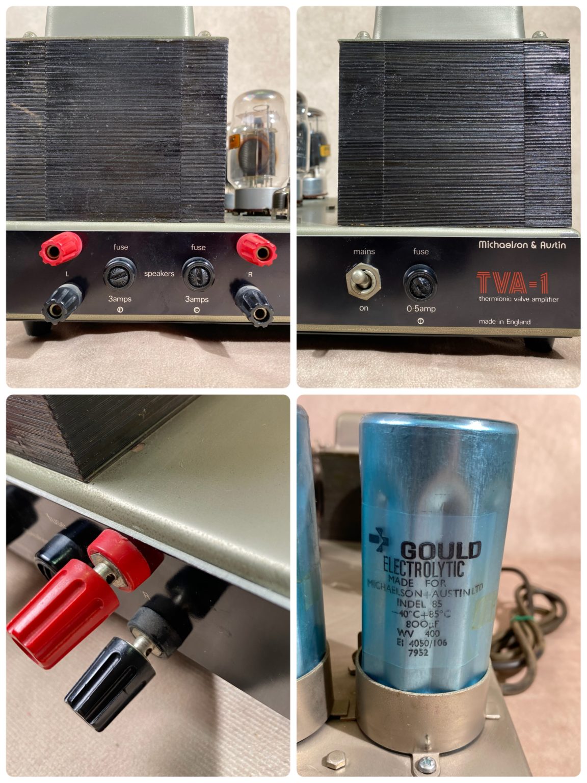 1970s Michaelson ＆ Austin TVA-1 管球式ステレオパワーアンプ | 京都アンティーク・ビンテージ家具・古着・雑貨の ...