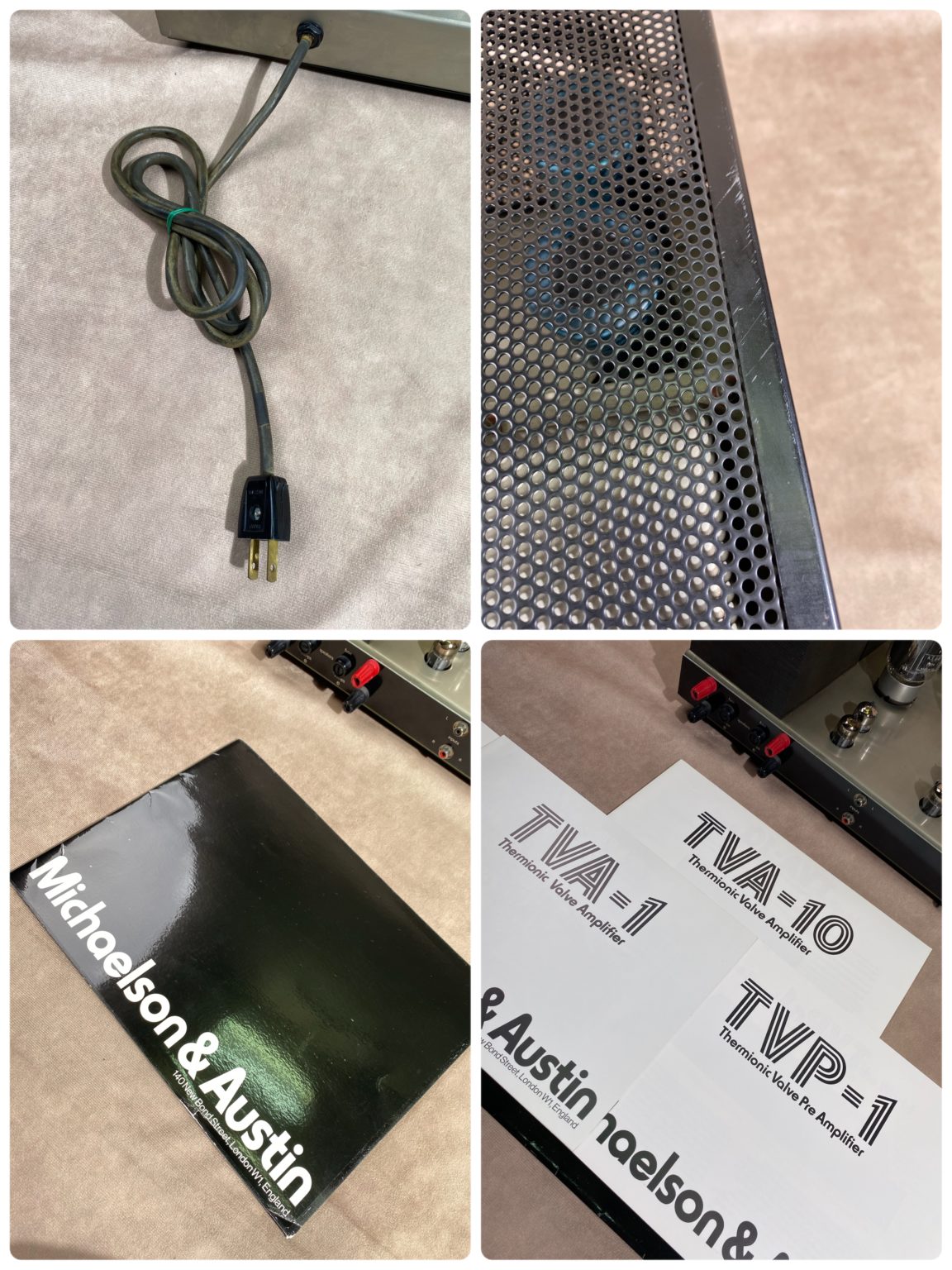 1970s Michaelson ＆ Austin TVA-1 管球式ステレオパワーアンプ | 京都アンティーク・ビンテージ家具・古着・雑貨の ...