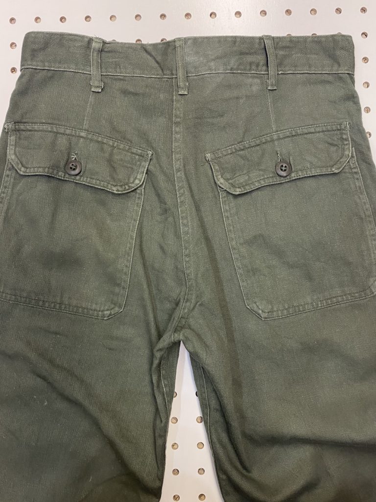 1960s～1970s コットン ベイカーパンツ 4 ミリタリー 米軍 | 京都アンティーク・ビンテージ家具・古着・雑貨のお店 通販 ...