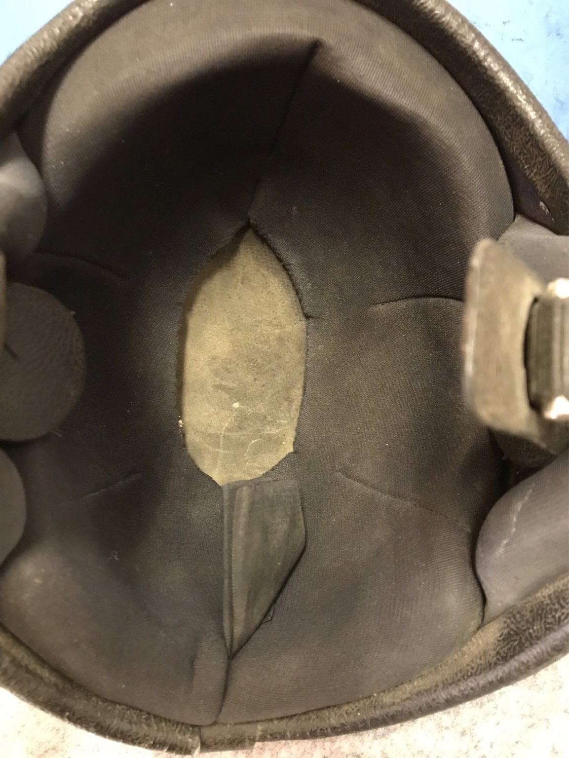 1970s ROPER LANCO ROP 4170 ブルーラメ ジェットヘルメット S ショートバルブシールド付き | 京都アンティーク ...